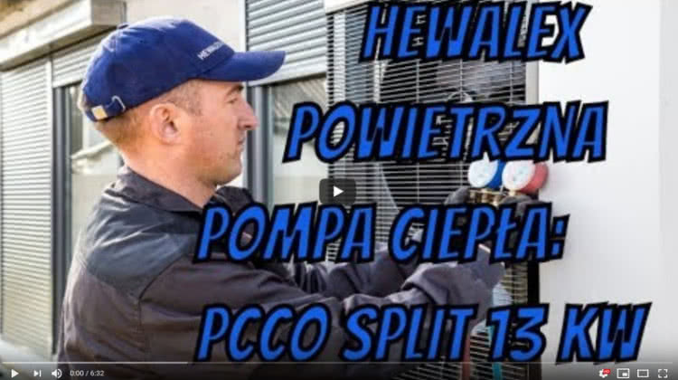 Powietrzna pompa ciepła Hewalex PCCO SPLIT 13 kW