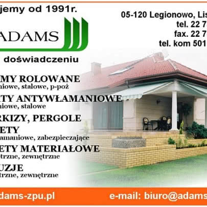 ADAMS Z.P.U. Adam Perkowski - Producent | BudownictwoB2B