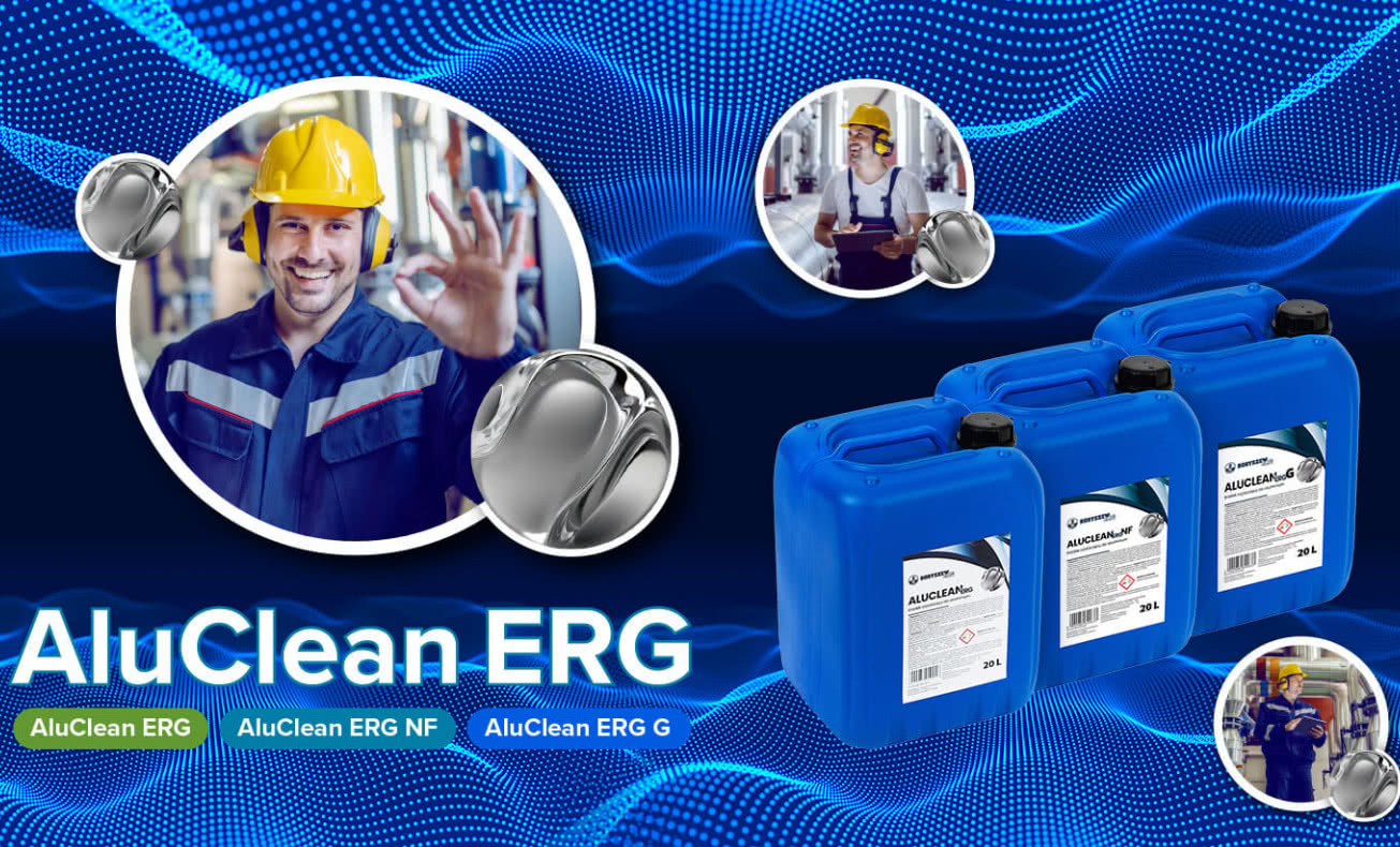 AluClean ERG – linia produktów do czyszczenia aluminium